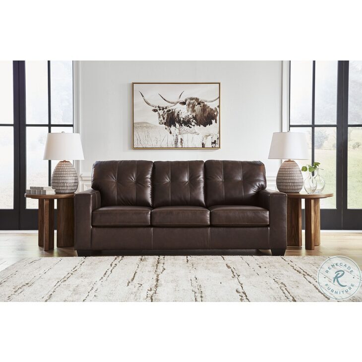 Santorine Dark Brown Sofa From Ashley Furniture | Coleman Furniture