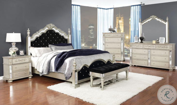 Heidi Metallic Platinum Dresser | HomeGalleryStores.com | 222733