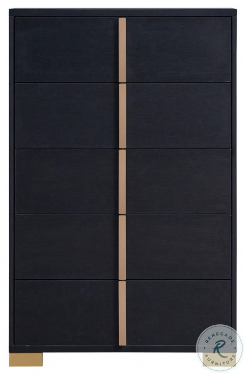 Marceline Black Panel Bedroom Set from Coaster Furniture | Coleman ...