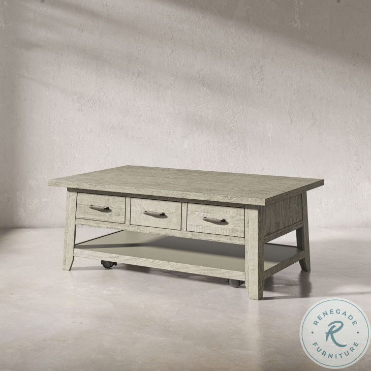 Telluride Driftwood Gray Coffee Table From Jofran | Coleman Furniture