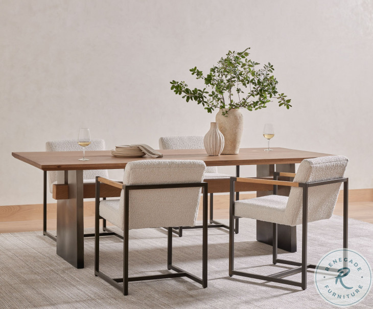 Brennan Dove Oak Dining Table from Four Hands | Coleman Furniture