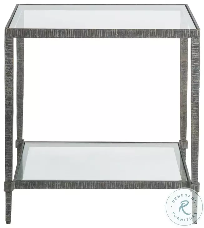 Metal Designs Black Claret Rectangular End Table from Artistica Home ...