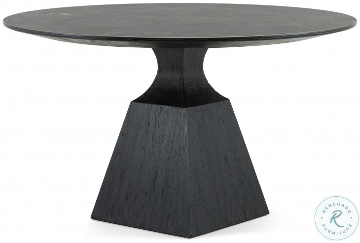 Sargon Washed Black And Bluestone Dining Table from Four Hands ...