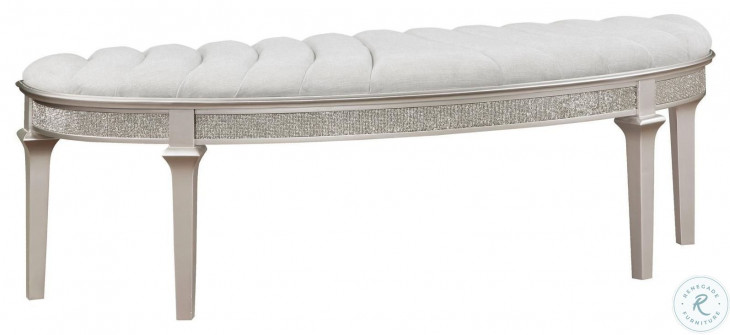Evangeline Ivory Bench From Coaster Furniture | Coleman Furniture