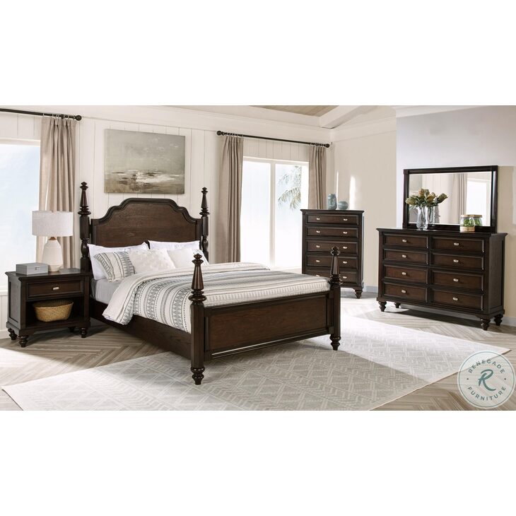 Andover Dark Oak 8 Drawer Dresser From Coaster Furniture | Coleman ...