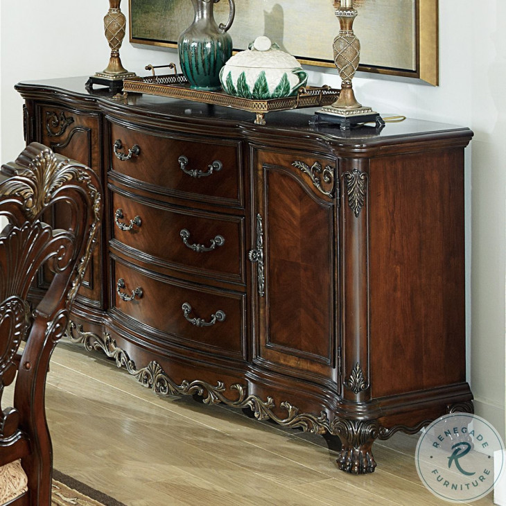 Deryn Park Cherry Buffet/Server from Homelegance (2243-55) | Coleman ...