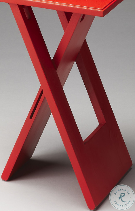 Hammond Loft Red Folding Table from Butler (2259293) | Coleman Furniture