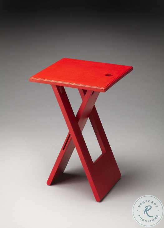 Hammond Loft Red Folding Table from Butler (2259293) | Coleman Furniture