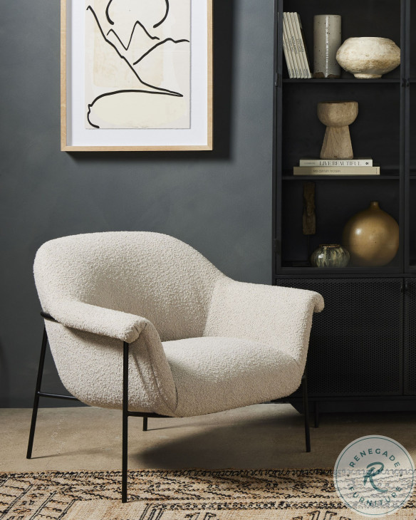 Suerte Knoll Sand Chair from Four Hands | Coleman Furniture