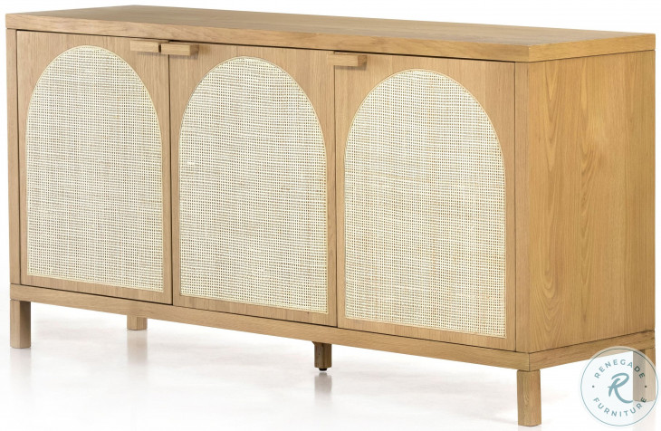 Allegra Honey Oak Veneer Sideboard from Four Hands | Coleman Furniture