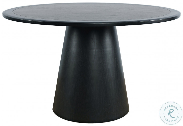 Nash Black 50" Round Dining Table From Jofran | Coleman Furniture