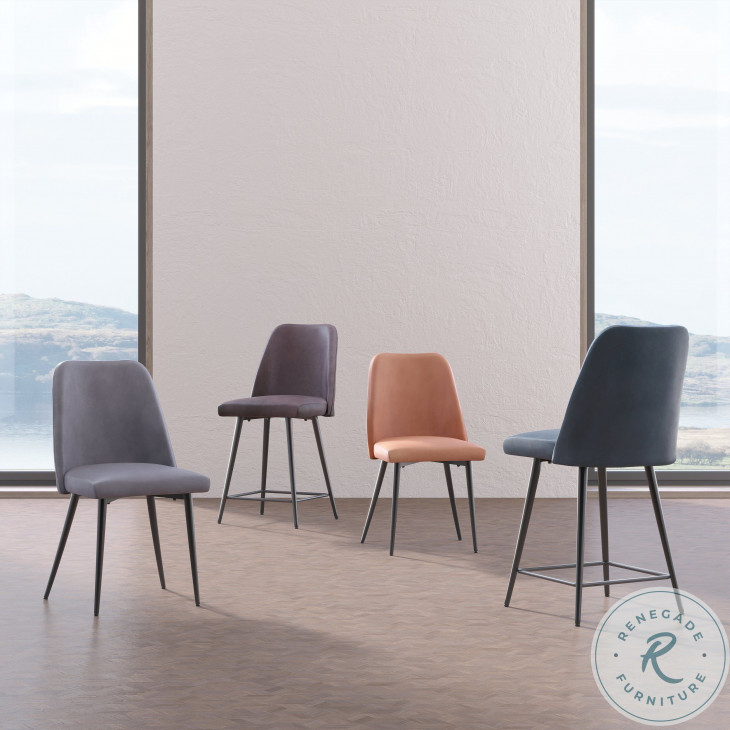 Maddox Gray Upholstered Dining Chair Set of 2 From Jofran | Coleman ...