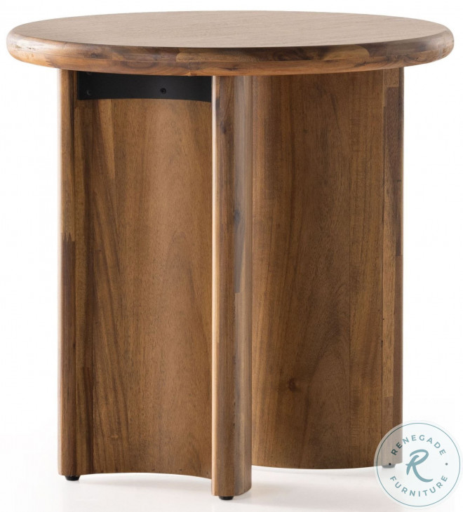 Paden Sandy Acacia End Table from Four Hands | Coleman Furniture