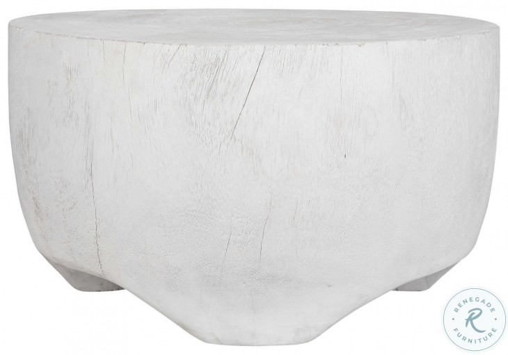 Elevate Matte White Cocktail Table From Uttermost | Coleman Furniture