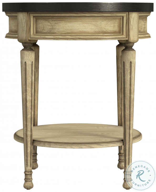 Sampson Antique Beige Side Table From Butler | Coleman Furniture