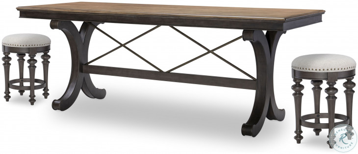 Kingston Sandalwood Brown And Dark Sable Counter Height Friendship ...