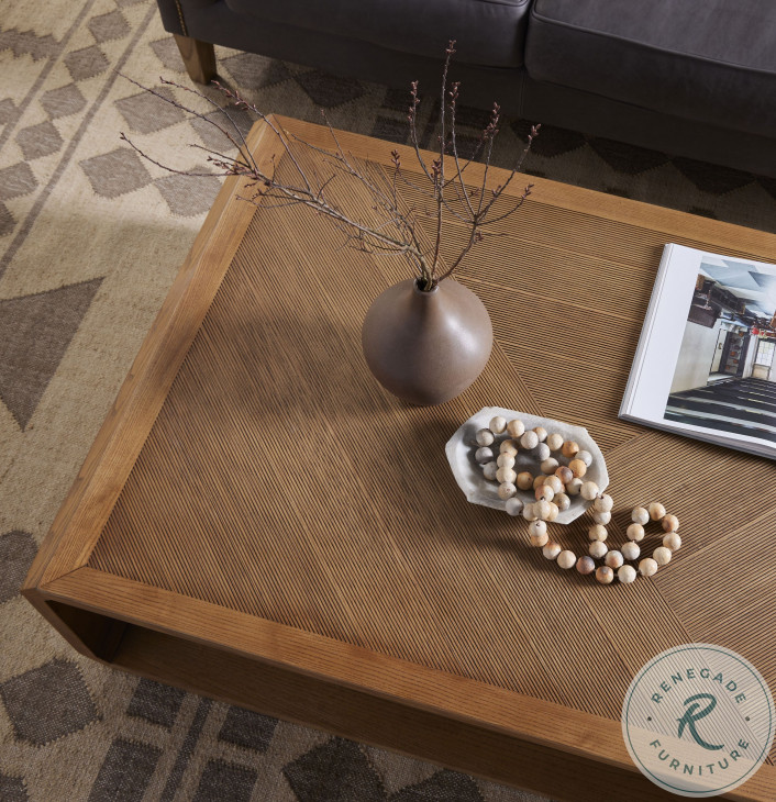 Caspian Natural Ash Coffee Table from Four Hands | Coleman Furniture