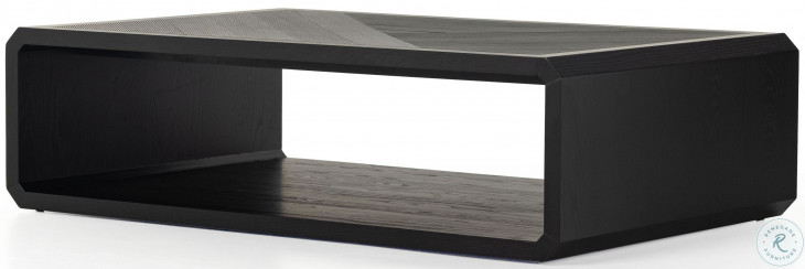 Caspian Black Ash Coffee Table from Four Hands | Coleman Furniture