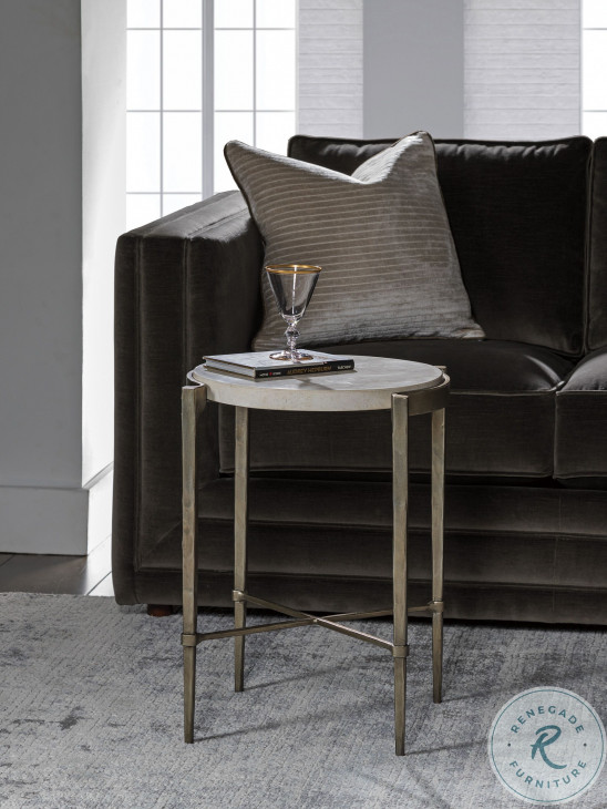 Signature Designs White Agate fossil stone And Hand Forged Percival ...