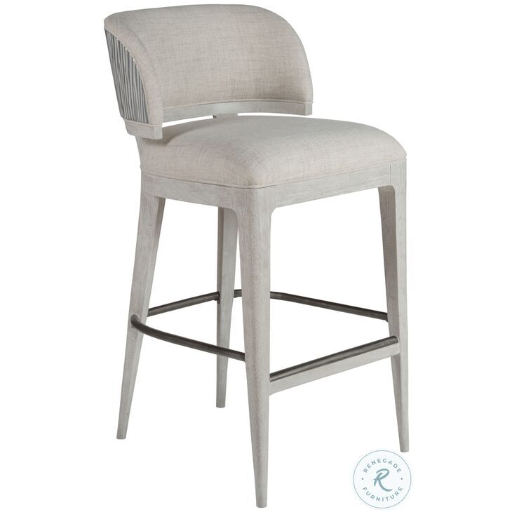 Olivia Misty White Gray Bar Stool From Artistica Home | Coleman Furniture