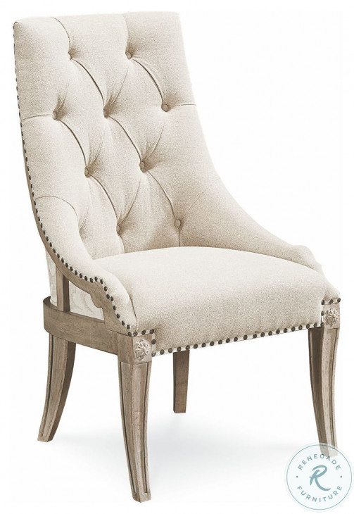 Arch Salvage Parchment Reeves Host Chair from ART | Coleman Furniture