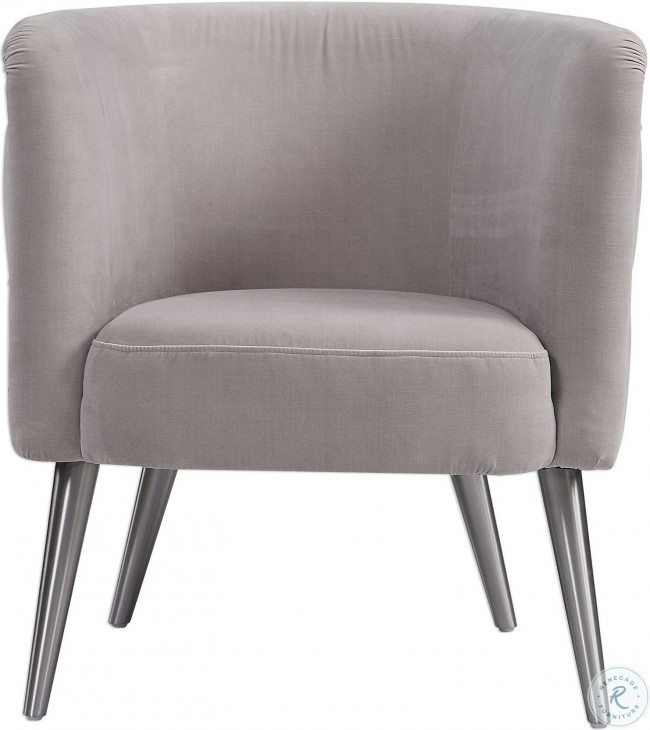 Haider Gray Accent Chair from Uttermost | Coleman Furniture