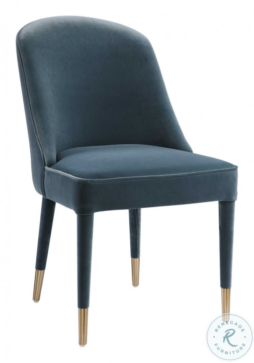 Brie Blue Armless Chair Set Of 2 from Uttermost | Coleman Furniture