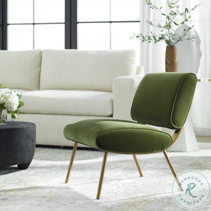Knoll Olive Green Accent Chair From Uttermost | Coleman Furniture