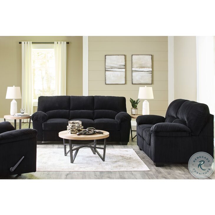 SimpleJoy Onyx Living Room Set from Ashley Furniture | Coleman Furniture