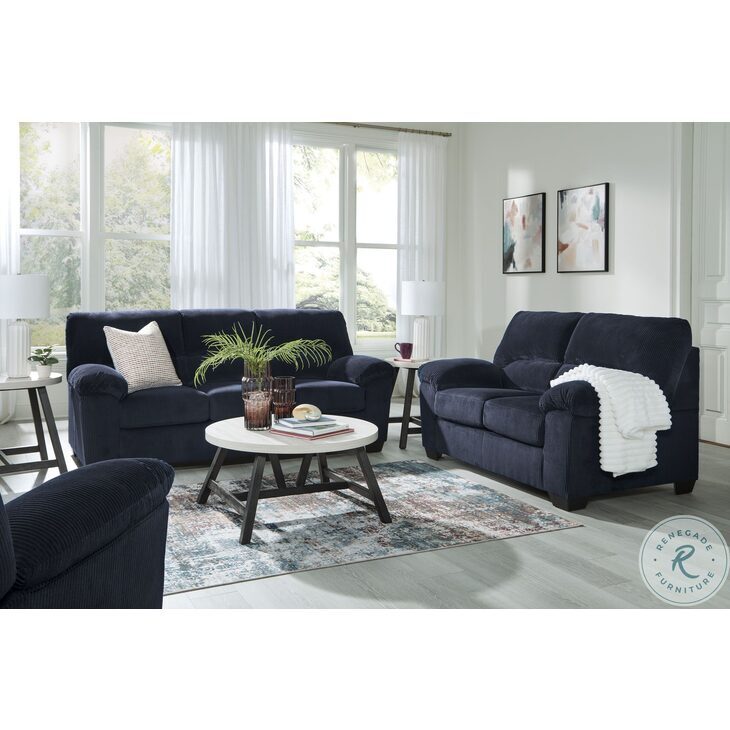 SimpleJoy Navy Living Room Set from Ashley Furniture | Coleman Furniture