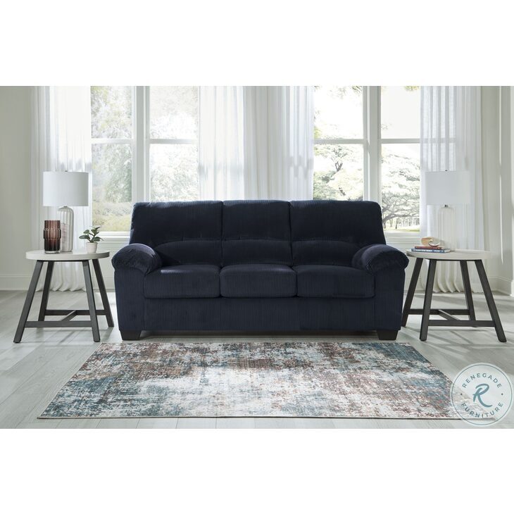 SimpleJoy Navy Sofa From Ashley Furniture | Coleman Furniture
