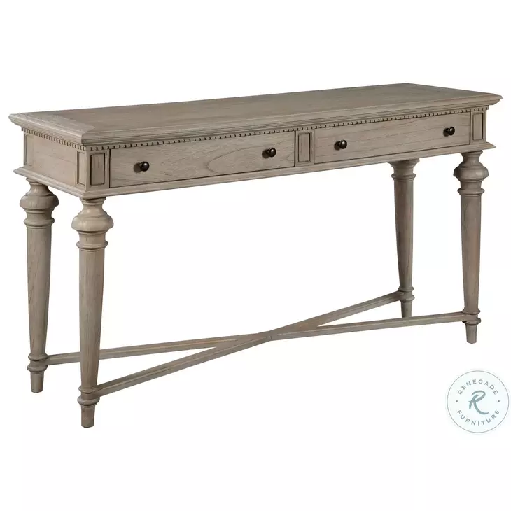 Wellington Hall Driftwood Sofa Table From Hekman Furniture | Coleman ...
