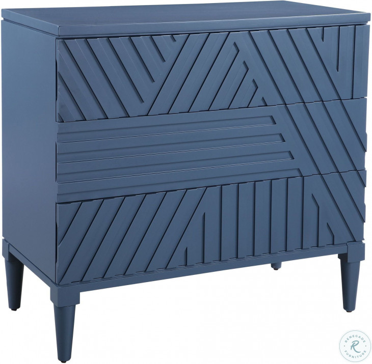 Colby Deep Sea Blue Drawer Chest from Uttermost | Coleman Furniture