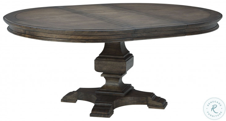 Wellington Hall Java Round Extendable Dining Table From Hekman ...