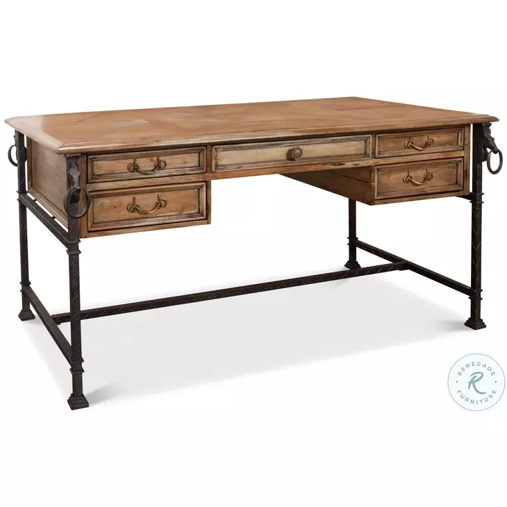 Tan wood desk store