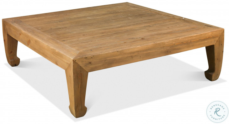 Classic Chinese Tan Large Cocktail Table from Sarreid | Coleman Furniture