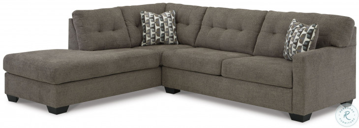 Mahoney Chocolate Sectional From Ashley Furniture | Coleman Furniture