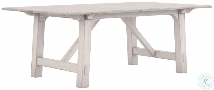 Alcove Belgian Ivory Rectangular Extendable Dining Table From ART | Coleman Furniture