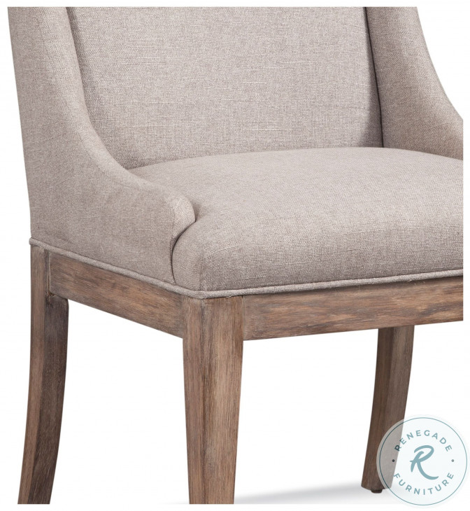 Buxton Oatmeal Parsons Chair Set of 2 From Bassett Mirror | Coleman ...