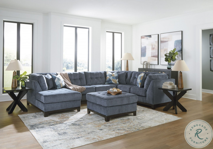Maxon Place Navy Sofa From Ashley Furniture | Coleman Furniture