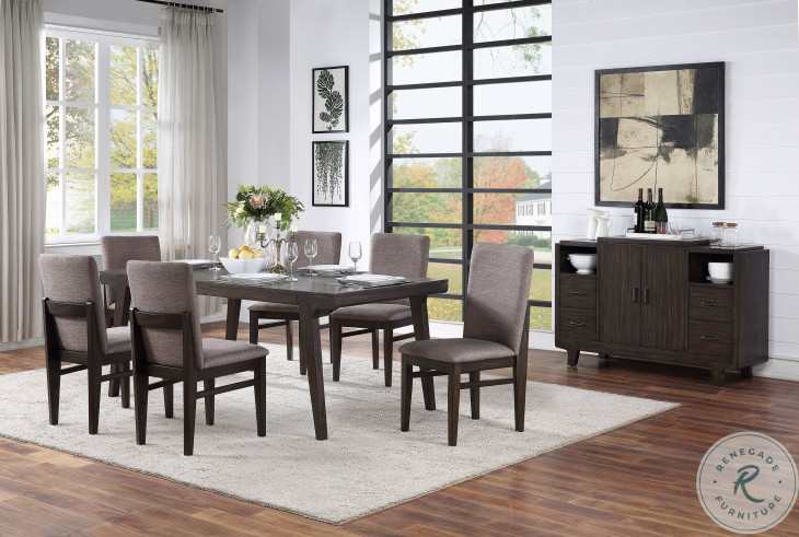 Olejo Chocolate Dining Table from Alpine | Coleman Furniture