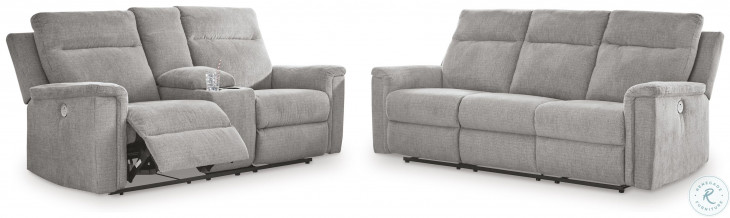 Barnsana Ash Power Reclining Sofa From Ashley Furniture | Coleman Furniture