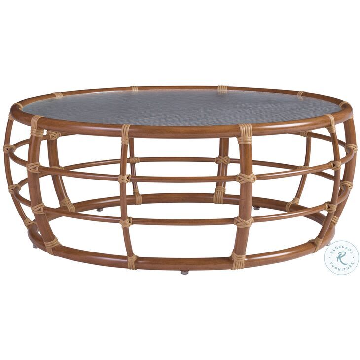 Sandpiper Bay Brown Outdoor Round Cocktail Table From Tommy Bahama ...