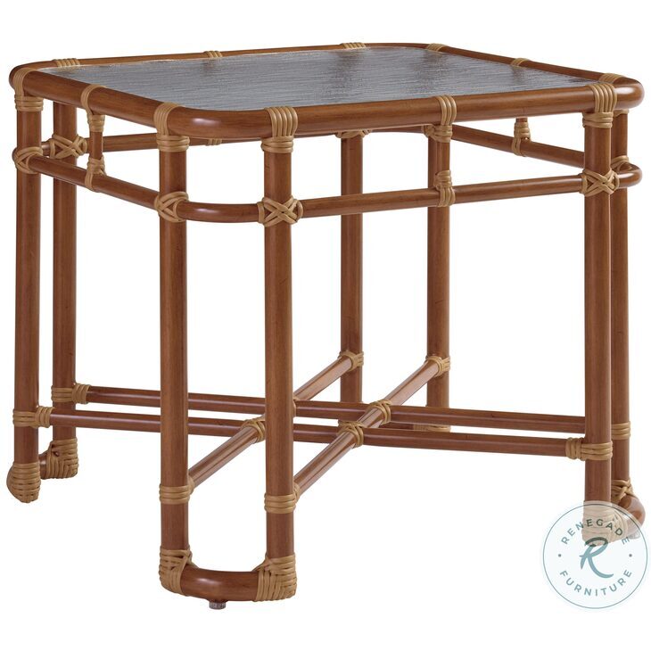 Sandpiper Bay Brown Outdoor Square End Table From Tommy Bahama | Coleman Furniture