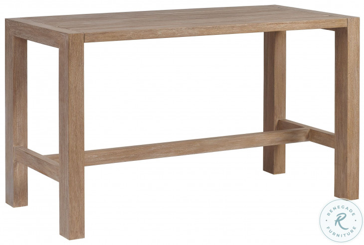Stillwater Cove Light Taupe Outdoor High And Low Bistro Table From ...