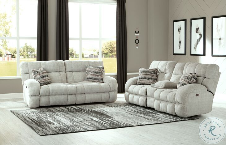 Ashland Buff Lay Flat Power Reclining Living Room Set from Catnapper ...