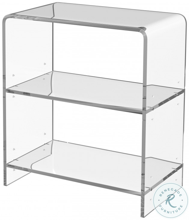 Crystal Clear Acrylic Bookcase from Butler | Coleman Furniture