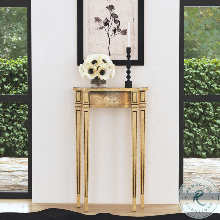 Chester Antique Beige 20" Console Table From Butler | Coleman Furniture