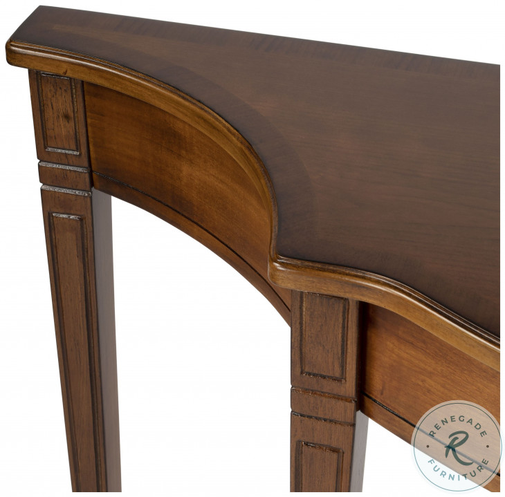 Cherry Chester Olive Ash Burl Console Table from Butler | Coleman Furniture