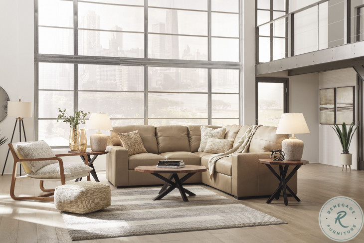 Bandon Toffee Sectional from Ashley Furniture | Coleman Furniture